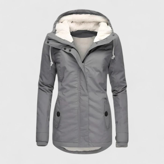 Warmer, wasserdichter Parka mit Fleecefutter – Alp CH